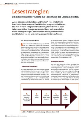 Lesestrategien - Ein unverzichtbarer Ansatz zur Förderung der ...