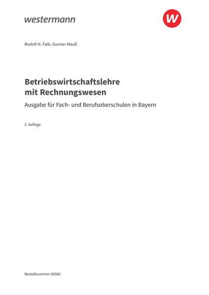 Betriebswirtschaftslehre mit Rechnungswesen - Ausgabe für Fach- und ...