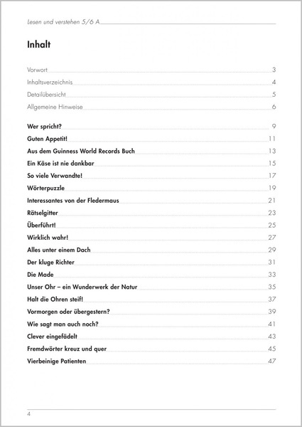 Lesen und verstehen - 5. / 6. Schuljahr - A – Westermann