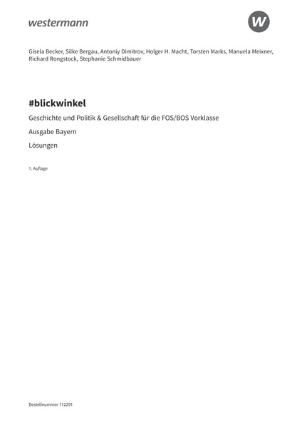 #blickwinkel – Geschichte und Politik & Gesellschaft für ...