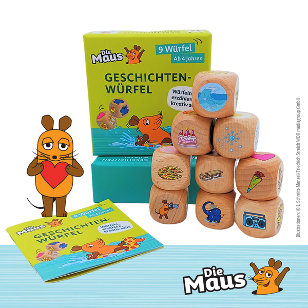 Geschichtenwürfel mit der Maus - Würfeln, erzählen, kreativ sein ...