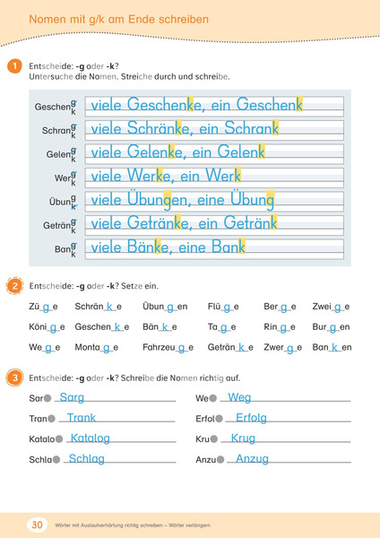 Westermann Unterrichtsmaterialien Grundschule - Lösungen Diktate 2 - Download – Westermann