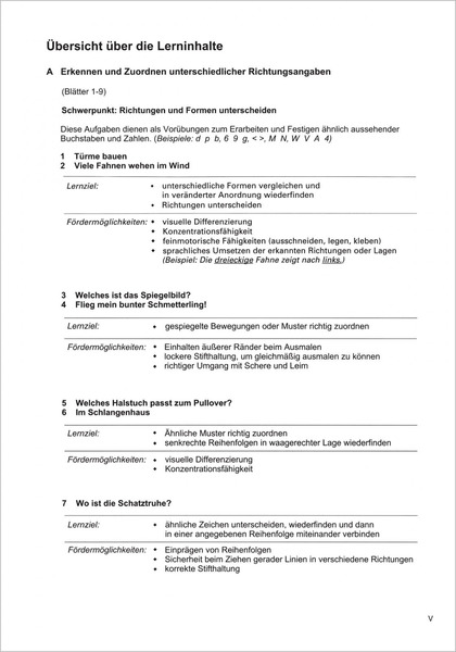Links - rechts - oben - unten? - Kopiervorlagen zur Raumorientierung ...