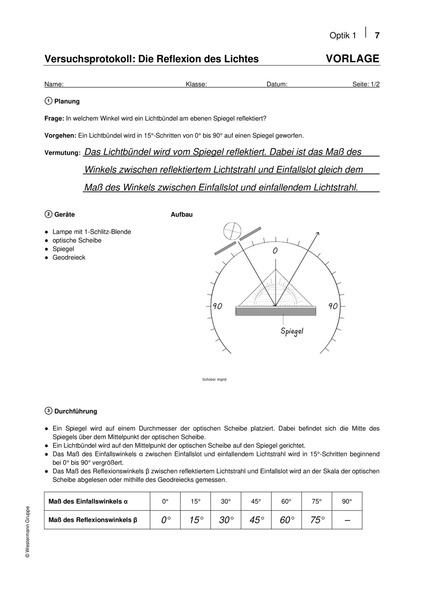 Physik - Schülerexperimente - Versuchsprotokolle Sekundarstufe I ...