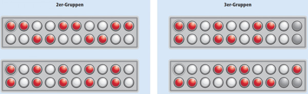SCHUBI Abaco 20 - Modell A 10/10 Kugeln (rot/weiß) ohne Zahlen – Westermann