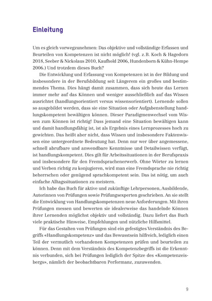 Handlungskompetenzen prüfen - Leistungsbewertung in der Berufsbildung ...