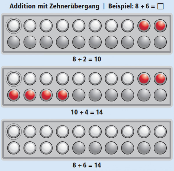 SCHUBI Abaco 20 - Modell A 10/10 Kugeln (rot/weiss) – Westermann