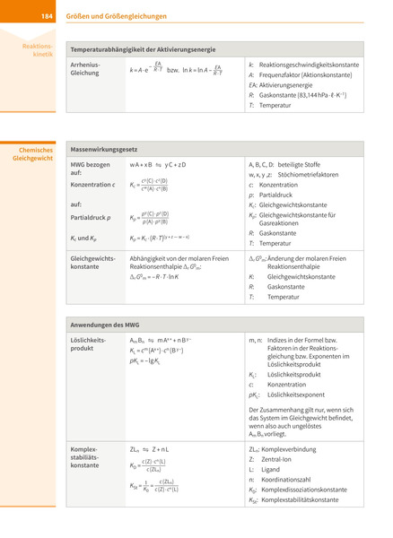 Formelfinder - Ausgabe für die Sekundarstufe I und II an Gymnasien - Formelsammlung Gesamtband ...