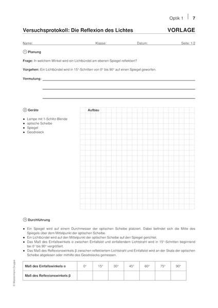 Physik - Schülerexperimente - Versuchsprotokolle Sekundarstufe I ...