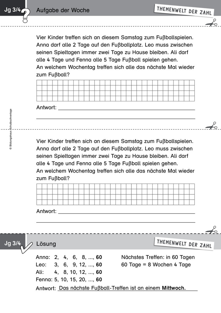 Themenwelt der Zahl: Aufgabe der Woche 28/2016 - Größen und Messen ...