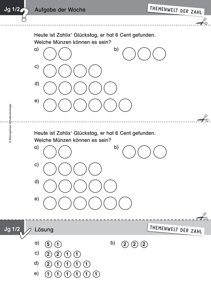 Themenwelt der Zahl: Aufgabe der Woche 09/2016 - Größen und Messen: Mit ...