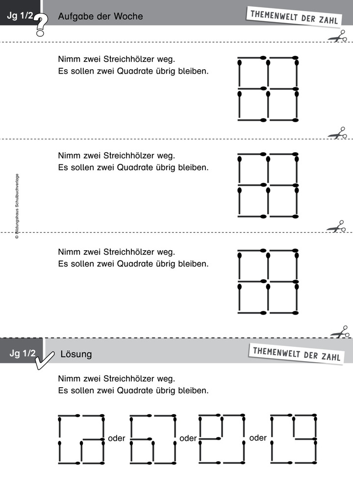 Themenwelt der Zahl: Aufgabe der Woche 17/2016 - Muster und Strukturen ...