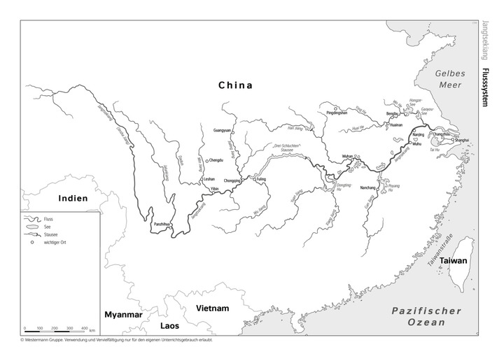 Jangtsekiang - Flusssystem – Westermann