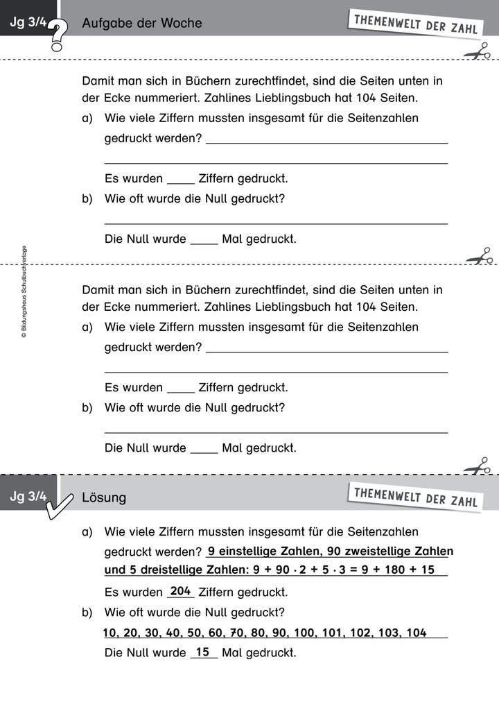 Themenwelt der Zahl: Aufgabe der Woche 04/2016 - Muster und Strukturen ...