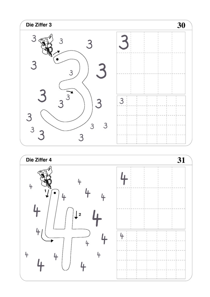 Ziffernschreibkurs - 3 und 4: Verlage der Westermann Gruppe