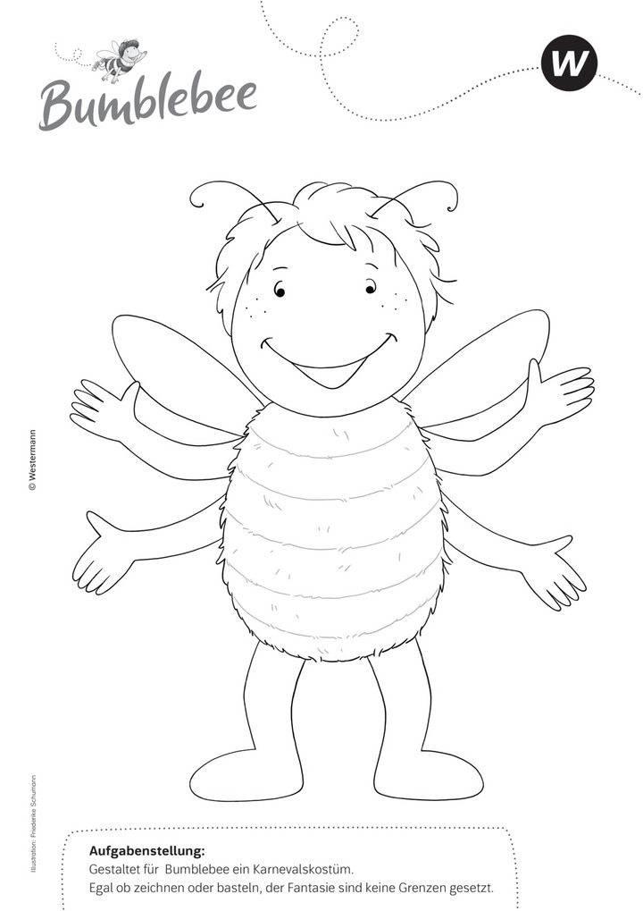 Kopiervorlage Bumblebee Karneval – Westermann