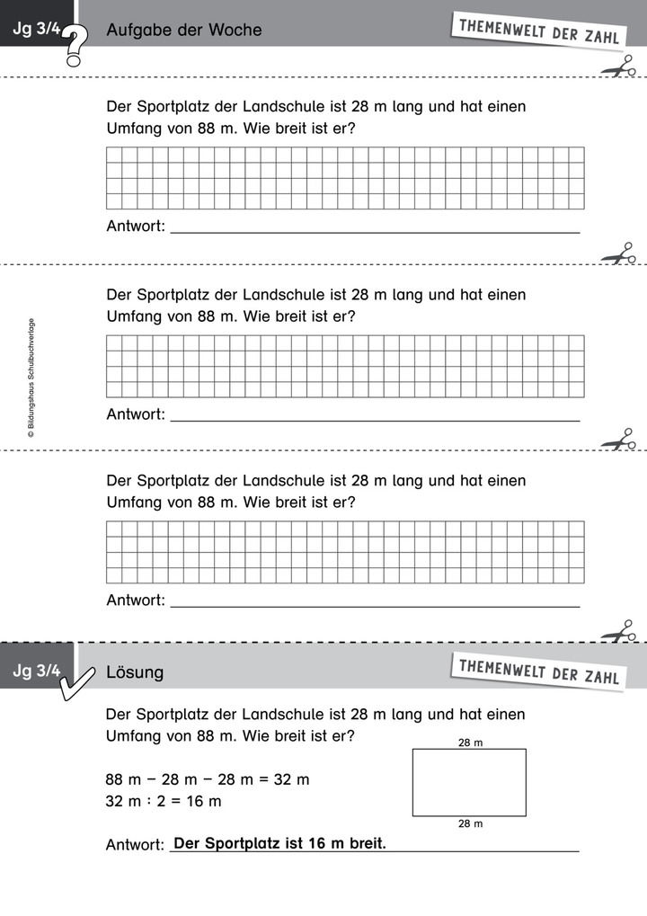 Themenwelt der Zahl: Aufgabe der Woche 34/2016 - Raum und Form ...