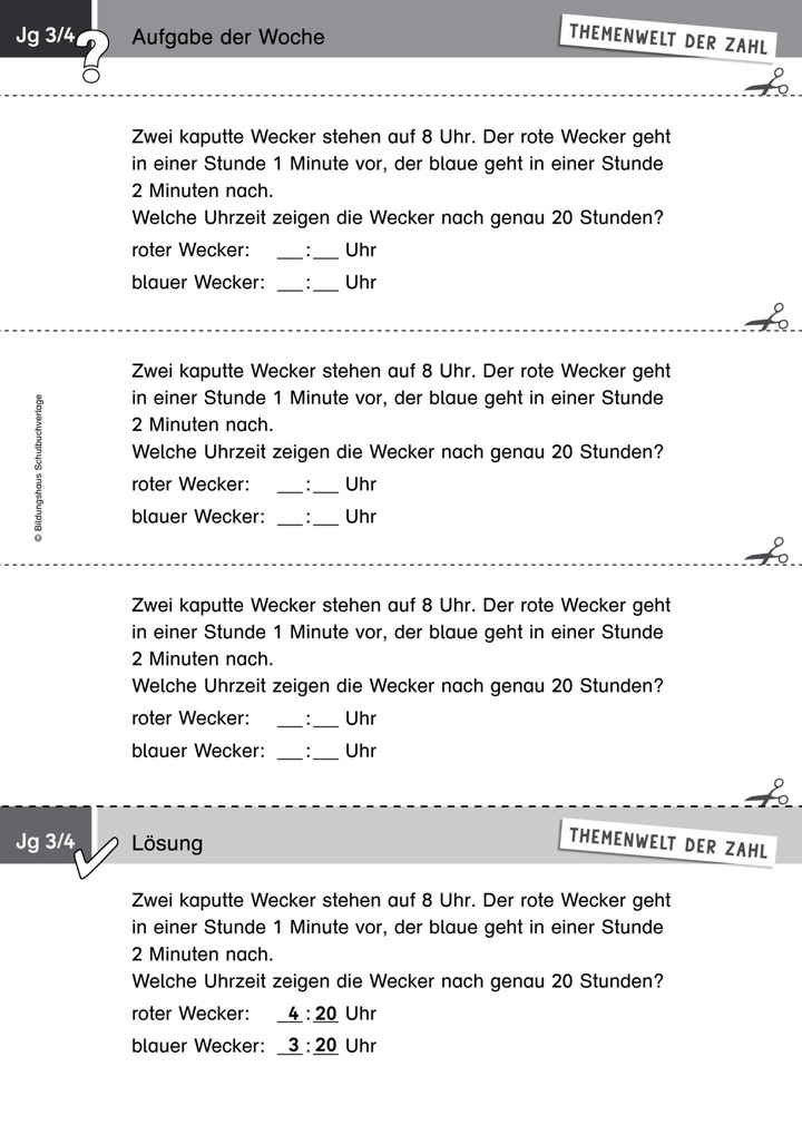 Themenwelt der Zahl: Aufgabe der Woche 40/2016 - Größen und Messen ...