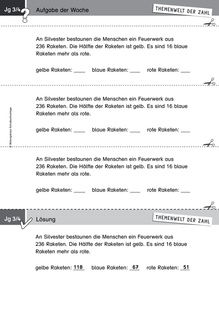 Themenwelt der Zahl: Aufgabe der Woche 02/2016 - Zahlen und Operationen ...