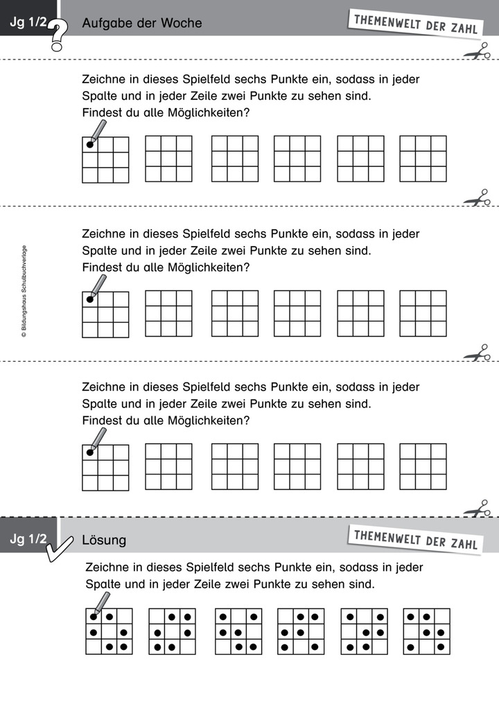 Themenwelt der Zahl: Aufgabe der Woche 03/2016 - Muster und Strukturen ...