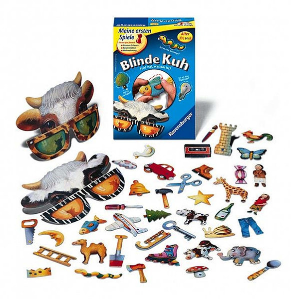 Ravensburger - Blinde Kuh - Blind wird ein Gegenstand gezogen und mit ...