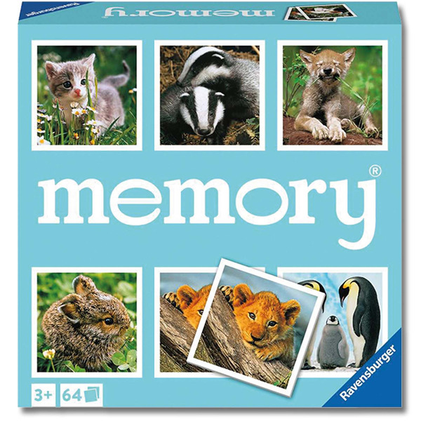 Ravensburger - Tierkinder-Memory - Kinder von Haustieren, von Zootieren ...