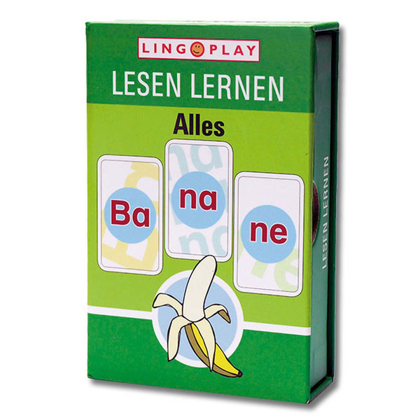 Lingoplay - Lesen lernen - Alles Banane! Lesespiel mit 3-silbigen ...