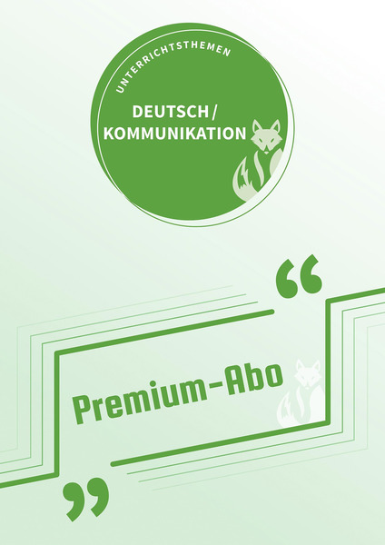 unterrichtsthemen Deutsch/Kommunikation - Arbeitsblätter für Ihren Unterricht ...