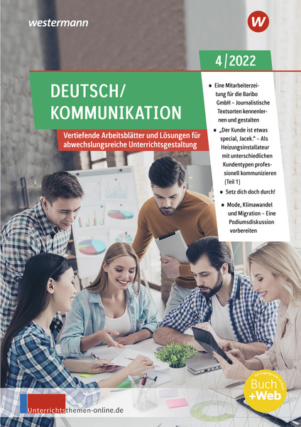 unterrichtsthemen Deutsch/Kommunikation - Arbeitsblätter für Ihren Unterricht - Ausgabe 4/2022 ...